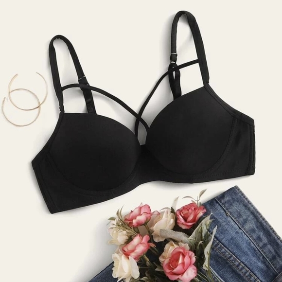 SHEIN | Intimates & Sleepwear | Criss Cross Push Up Bra | Poshmark